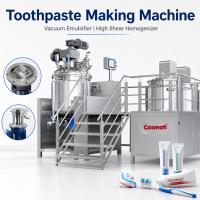 China Toothpaste Making Machine Vacuum Emulsifier High Shear Homogenizer Equipment for sale