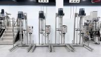 China Pneumatic Lift High Shear Homogenizer Mixer for Chemical Disperser Cream Shampoo for sale