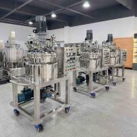 China Cosmetic Lotion Vacuum Homogenizing Emulsifier Mixer Small Scale Fixed for sale