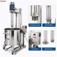 China High Shear Homogenizer Mixer Pneumatic Lift for Cream Lotion Paint Pigment Disperser for sale