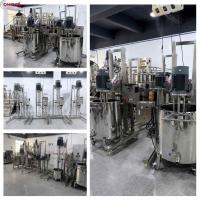 China High Shear Homogenizer Mixer Pneumatic Lift for Cream Lotion Paint Pigment Disperser for sale