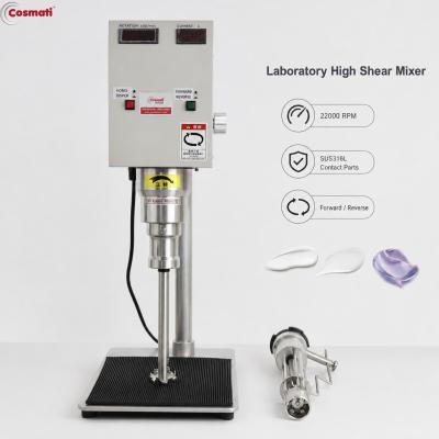 China High Shear Homogenizer Lab 22000RPM Tabletop Emulsifier Mixer Dissolver for sale