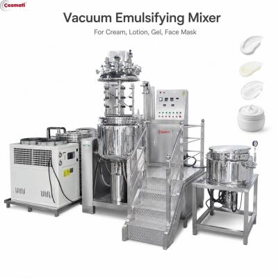 China Vacuum Homogenizer Emulsifier Mixer 150L Shea Butter Cream Cosmetic Machine for sale