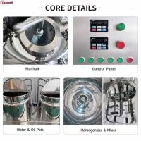 China Vacuum Homogenizer Emulsifier Mixer 150L Shea Butter Cream Cosmetic Machine for sale