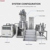 China Vacuum Homogenizer Emulsifier Mixer 150L Shea Butter Cream Cosmetic Machine for sale