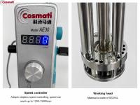 China Lab Homogenizer Mixer Cosmetic Making Shampoo Liquid Foundation Emulsifier for sale
