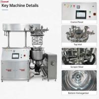 China Cosmetic Mixing Tank Small Vacuum Emulsifier Homogenizer Mixer for Making Mayonnaise for sale