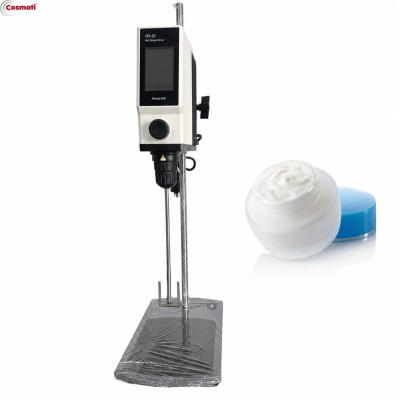 China Lab Overhead Stirrer OS-25 Digital 30-2000RPM Cosmetic Sample Mixing Machine for sale