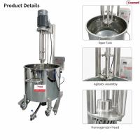 China High Shear Homogenizer Emulsifier AC Motor Milling Cosmetic Chemical Mixer for sale