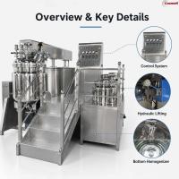 China Vacuum Homogenizer Emulsifier Mixer 10L-20000L Cream Lotion Cosmetic Machine for sale