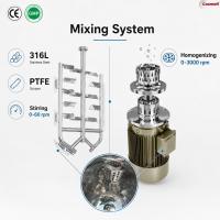 China Vacuum Homogenizer Emulsifier Mixer 10L-20000L Cream Lotion Cosmetic Machine for sale