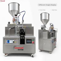 China Semi Automatic Ultrasonic Soft Tube Filling Sealing Machine for Hand Cream Toothpaste for sale
