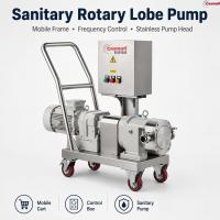 China SUS304 316L Stainless Steel High Viscosity Rotor Pump Mobile Cream Paste Transfer for sale