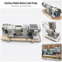 China SUS304 316L Stainless Steel High Viscosity Rotor Pump Mobile Cream Paste Transfer for sale