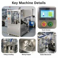 China PET Rotary Ultrasonic Tube Filling Sealing Machine for Hand Cream Toothpaste Gel for sale