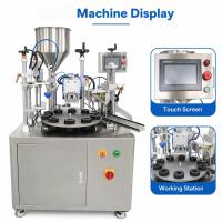 China Soft Rotary Tube Filling Sealing Machine for Cream Ointment Toothpaste Gel for sale