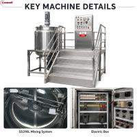 China 500L 2000L Liquid Soap Making Machine Heating Shampoo Agitator Mixing Tank for sale