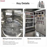 China Liquid Soap Double Jacket Mixing Tank Stainless Steel Shampoo Detergent Mixer for sale