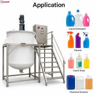 China PP Mixing Tank 2000L Polypropylene Anti Corrosive Acid Alkali Chemical Reactor for sale