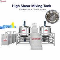 China Industrial Mixing Reactor Stainless Steel Detergent Shampoo Cosmetic Mixer for sale