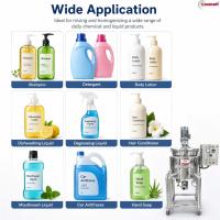 China Stainless Steel Double Jacket Mixing Tank 50L 100L 200L Shampoo Liquid Soap Mixer for sale