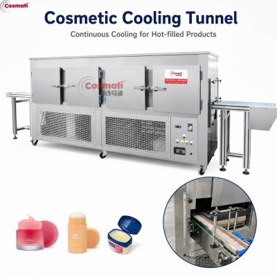 China Cosmetic Cooling Tunnel Lip Balm Lipstick Hair Wax Deodorant Stick Cooling Machine for sale