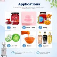China Semi Automatic Cream Lotion Filling Machine 30L Hopper Liquid Detergent Filler for sale