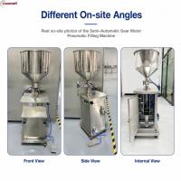 China Semi Automatic Volumetric Filling Machine Gear Pump Cosmetic Cream Shea Butter Filler for sale