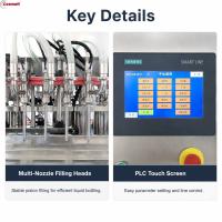 China Automatic Piston Filling Machine 6 Head 100-1000mL Shampoo Detergent Bottle Filler for sale