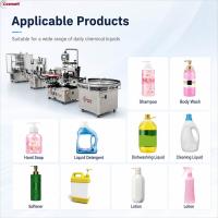 China Automatic Piston Filling Machine 6 Head 100-1000mL Shampoo Detergent Bottle Filler for sale