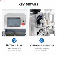 China Single Nozzle Piston Filling Machine High Viscosity Cream Ketchup Sauce Filler for sale