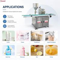 China Single Nozzle Piston Filling Machine High Viscosity Cream Ketchup Sauce Filler for sale
