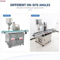 China Single Nozzle Piston Filling Machine High Viscosity Cream Ketchup Sauce Filler for sale