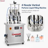 China 4 Nozzle Vacuum Perfume Filling Machine Fragrance Reed Diffuser Filler for sale