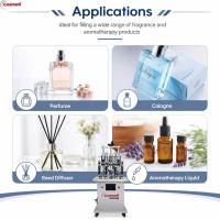 China 4 Nozzle Vacuum Perfume Filling Machine Fragrance Reed Diffuser Filler for sale