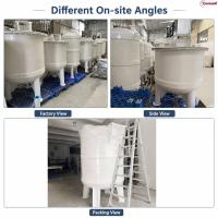 China 1000L PP Mixing Tank Anti Corrosion Acid Alkali Chemical Agitator Vessel for sale