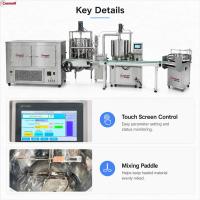 China Automatic Heated Gear Pump Filling Machine Lip Balm Pomade Deodorant Filler for sale