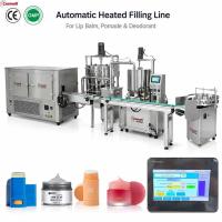 China Automatic Heated Gear Pump Filling Machine Lip Balm Pomade Deodorant Filler for sale