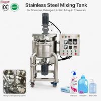 China Stainless Steel Mixing Tank 50L-1000L Shampoo Liquid Soap Homogenizer Mixer for sale