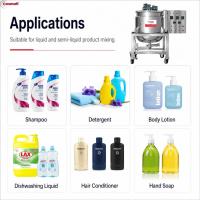 China Stainless Steel Mixing Tank 50L-1000L Shampoo Liquid Soap Homogenizer Mixer for sale