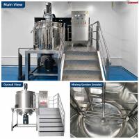 China 500L 1000L Mixing Tank Liquid Soap Shampoo Detergent Gel Homogenizing Mixer for sale