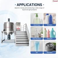 China 500L 1000L Mixing Tank Liquid Soap Shampoo Detergent Gel Homogenizing Mixer for sale