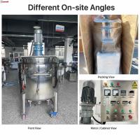 China 50L-500L Stainless Steel Mixing Homogenizing Tank Shampoo Liquid Soap Detergent Mixer for sale