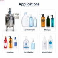 China 50L-500L Stainless Steel Mixing Homogenizing Tank Shampoo Liquid Soap Detergent Mixer for sale