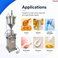 China Pressurized Cosmetic Filling Machine Lip Gloss Mascara Gel Single Nozzle Filler for sale