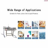 China Self suction Pneumatic Filling Machine for Low Viscosity Shampoo Detergent Liquid Soap for sale