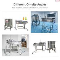 China Self suction Pneumatic Filling Machine for Low Viscosity Shampoo Detergent Liquid Soap for sale