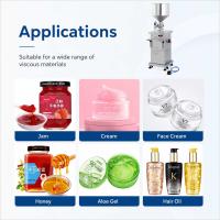 China Pneumatic Filling Machine for High Viscosity Cosmetic Paste Gel Lotion Shampoo for sale