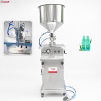 China Pneumatic Filling Machine for High Viscosity Cosmetic Paste Gel Lotion Shampoo for sale