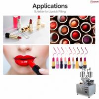 China Automatic Lipstick Filling Machine 12 Nozzle Hot Filling Lip Balm Production Line for sale